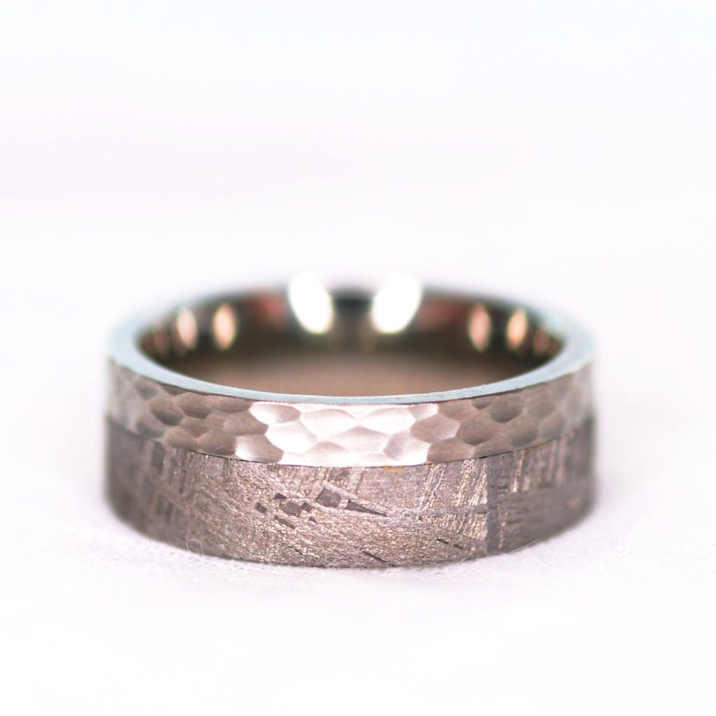Titanium & Meteorite Band – Identity Diamonds